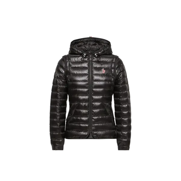 Moncler Karura 2-in-1 Hooded Short Down Jacket - Black