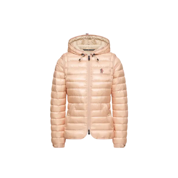Moncler Karura 2-in-1 Hooded Short Down Jacket - Pink