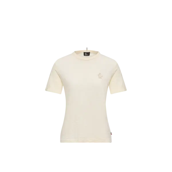 Moncler Logo Patch Cotton T-shirt