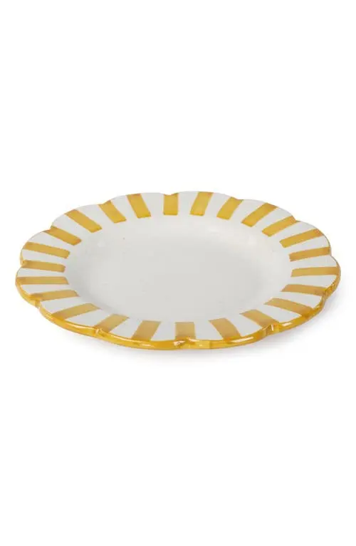 CASA AMAROSA Stripe Ceramic Salad Plate