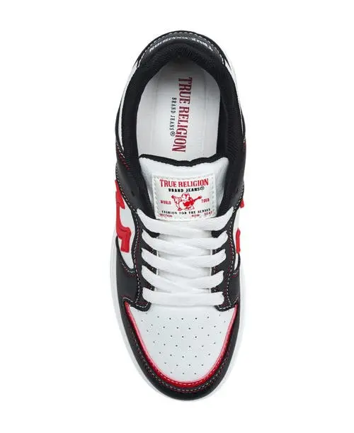 True Religion Flo Court Sneakers - Black Red