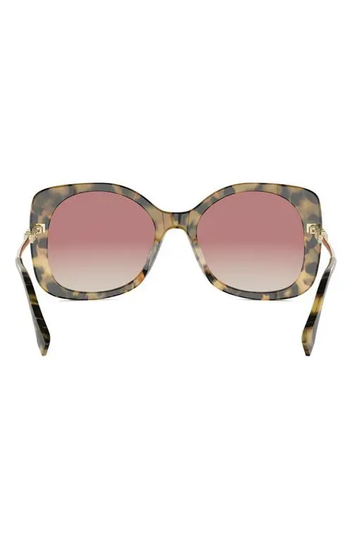 Fendi Graphy 55mm Gradient Square Sunglasses - Col/hav/g