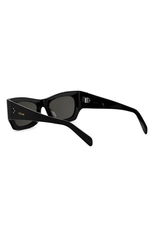 Celine 3 Dots 52mm Cat Eye Sunglasses