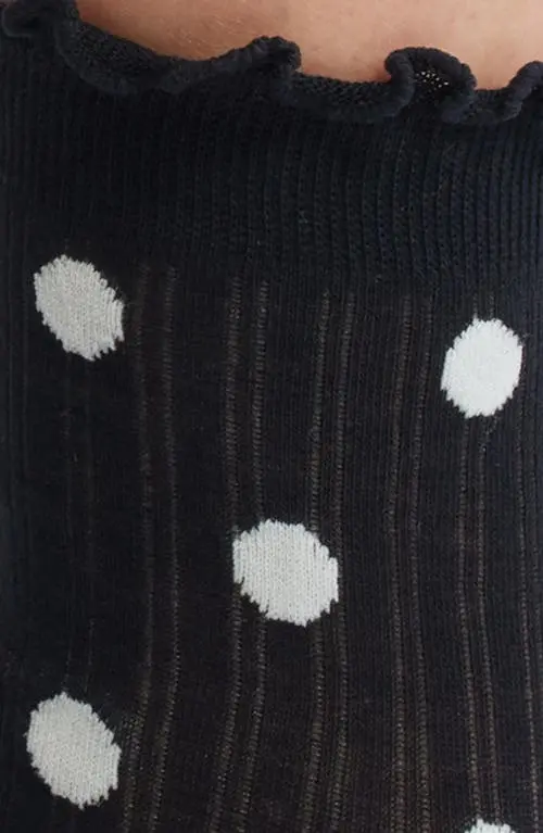 CASA CLARA Claire Polka Dot Ankle Socks