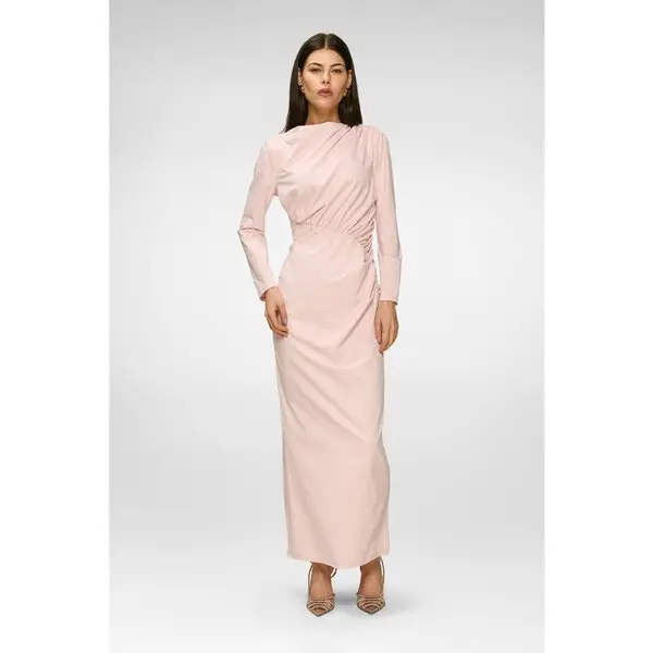 DASKA Ruched Ruchi Dress - Pink