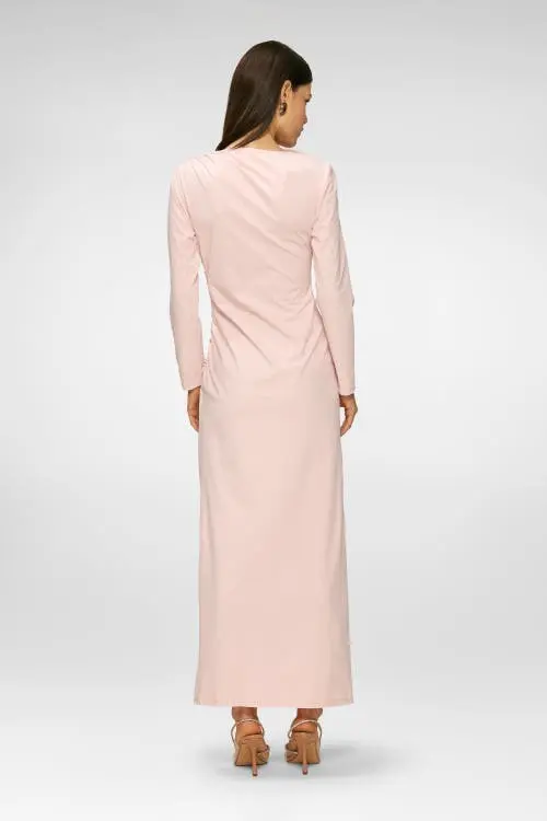 DASKA Ruched Ruchi Dress - Pink