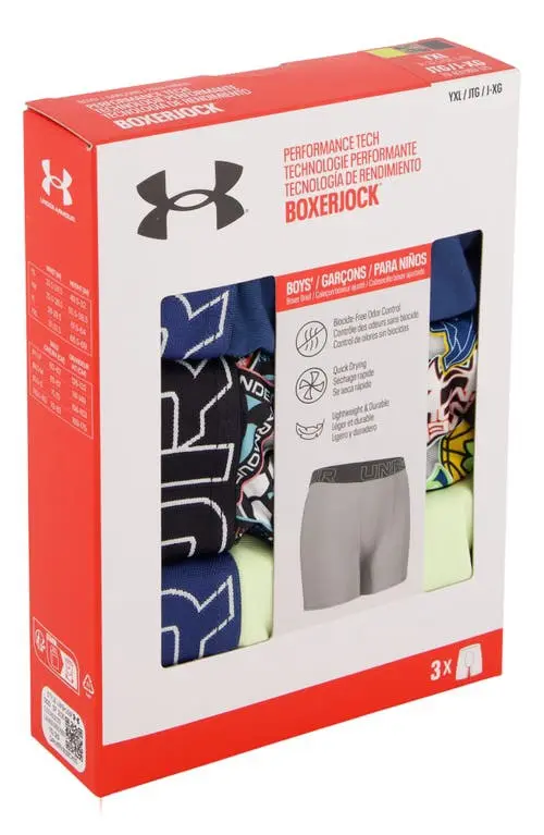 Under Armour Assorted 3-pack Ua Performance Tech™ Boxer Briefs - Fade Green