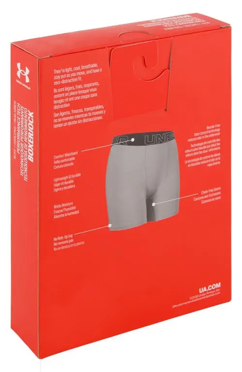 Under Armour Assorted 3-pack Ua Performance Tech™ Boxer Briefs - Black Multi
