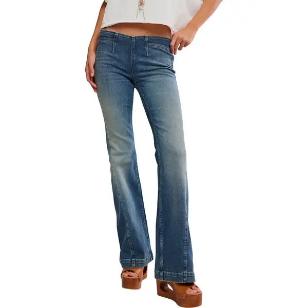 Free People Alamo High Waist Flare Jeans