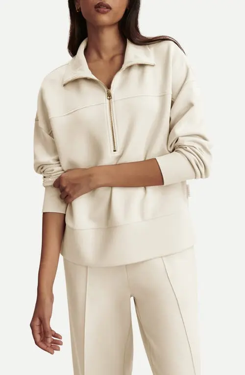 Varley Kayleight Half Zip Sweatshirt - Pristine