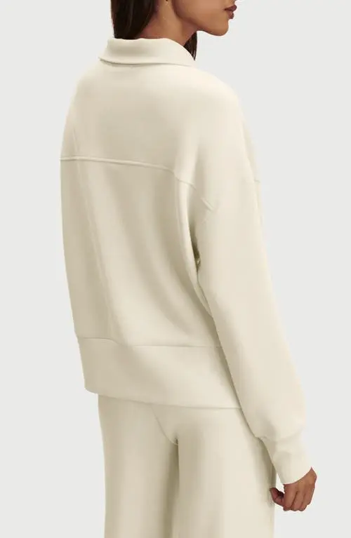 Varley Kayleight Half Zip Sweatshirt - Pristine