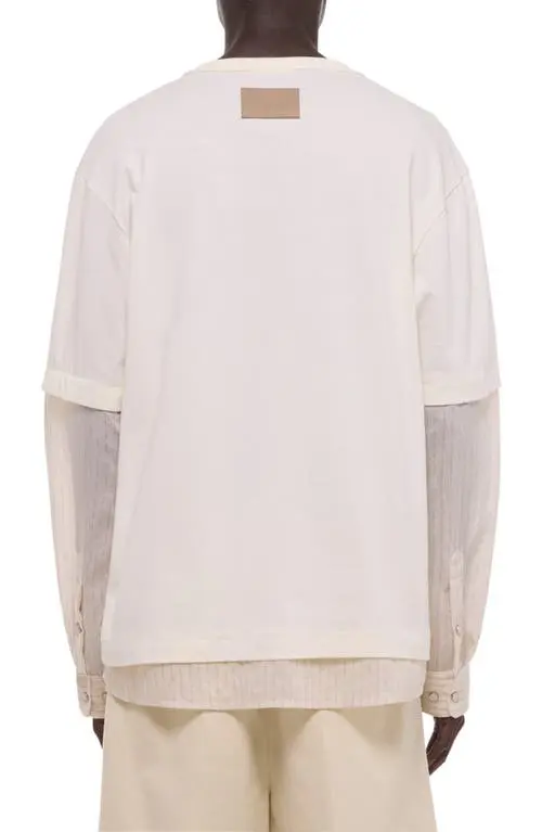 Helmut Lang Layered Cotton T-shirt