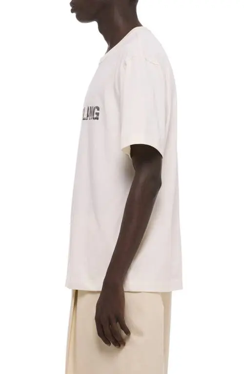 Helmut Lang Check Logo Graphic T-shirt