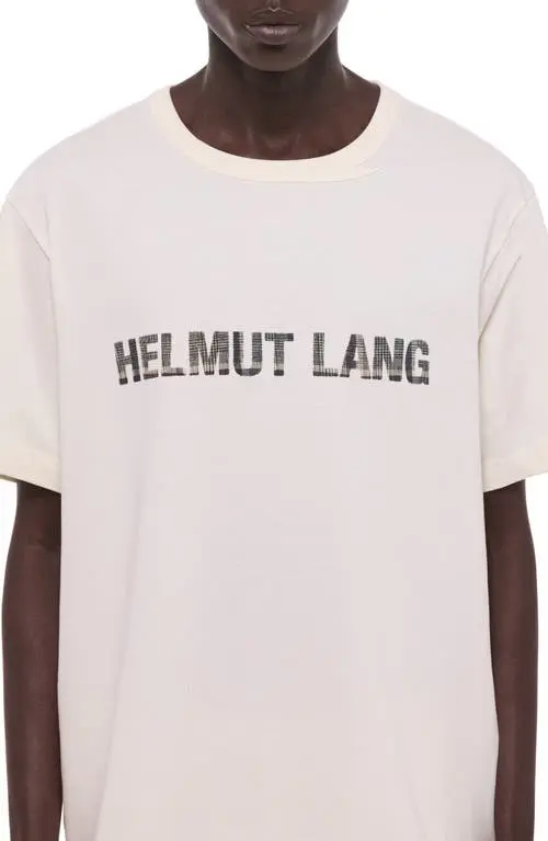 Helmut Lang Check Logo Graphic T-shirt