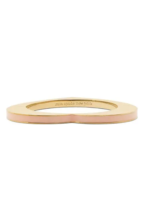 Kate Spade New York Heart Bangle Bracelet - Pink.
