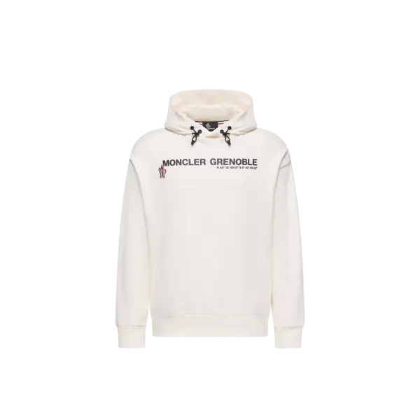 Moncler Cotton Fleece Hoodie - Gray
