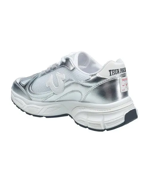 True Religion Dreezy Chunky Logo Sneakers - Silver
