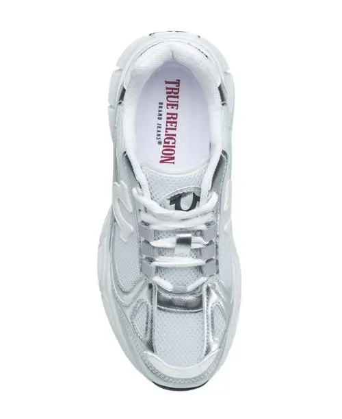 True Religion Dreezy Chunky Logo Sneakers - Silver