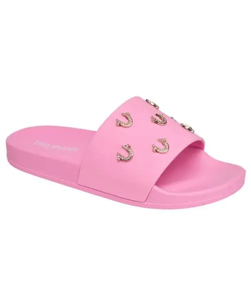 True Religion Kash Pool Slide - Blush