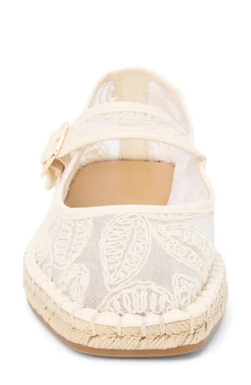 Matisse Meg Mary Jane Flat - Ivory Floral