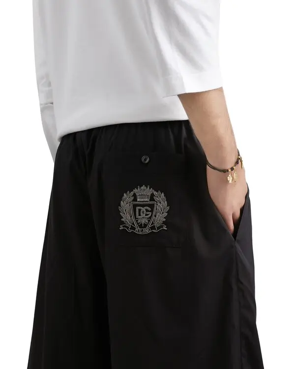 Dolce & Gabbana Regular Fit Drawstring Shorts - Black