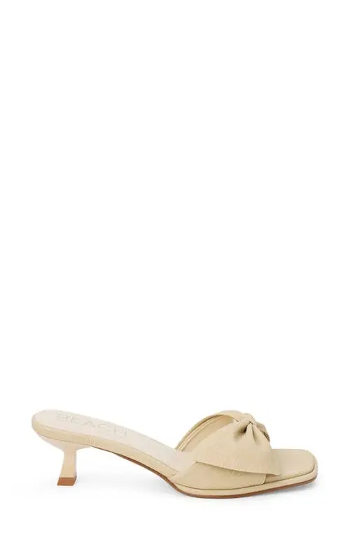 Matisse Pompano Kitten Heel Slide Sandal - Natural