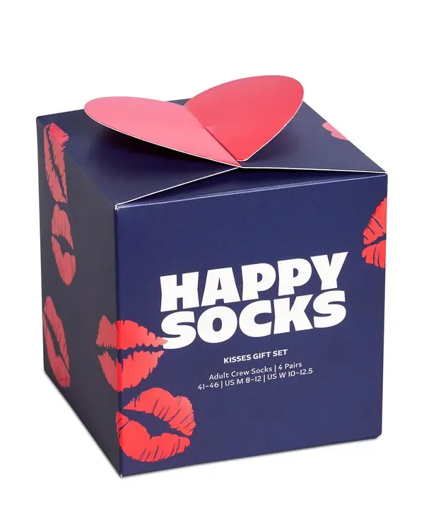 Happy Socks Set Of Two Patterned Crew Socks