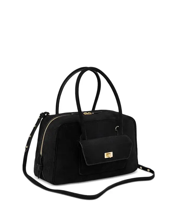 Sandro Ezmeh Suede Bag