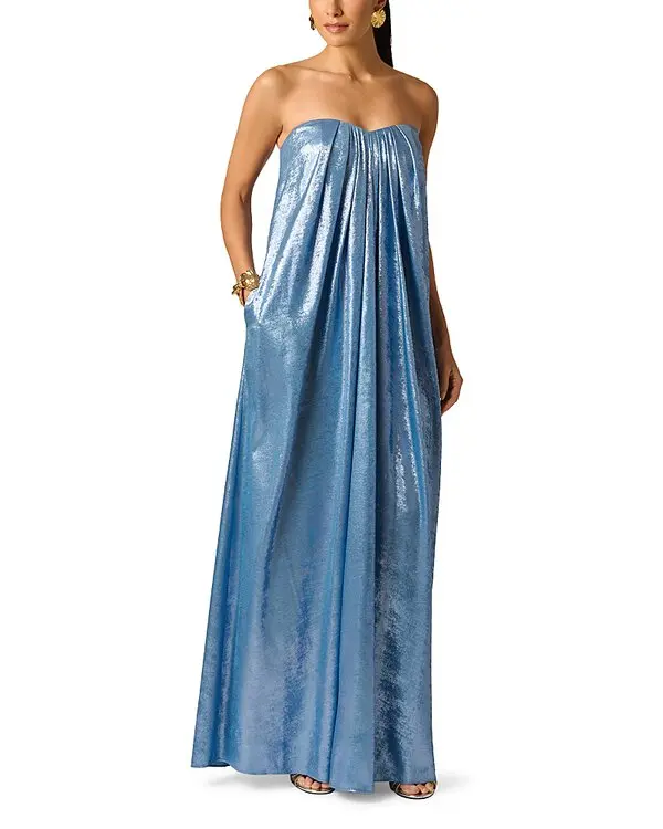 Adrianna Papell Foiled Chiffon Gown