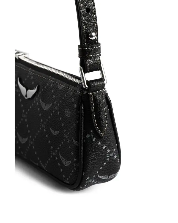 Zadig&Voltaire Z Pocket Monogram Shoulder Bag - Black