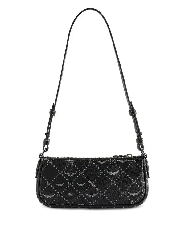 Zadig&Voltaire Z Pocket Monogram Shoulder Bag - Black