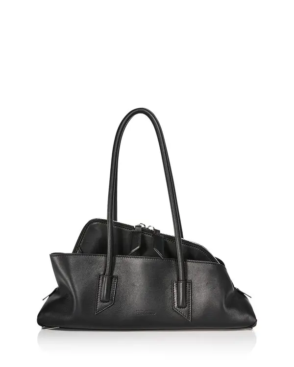 Attico La Passeggiata Small Top Handle Bag - Black