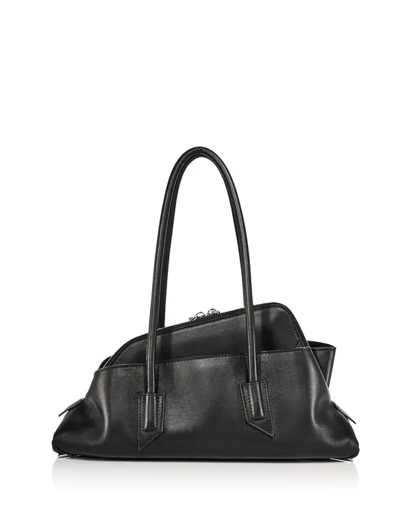 Attico La Passeggiata Small Top Handle Bag - Black