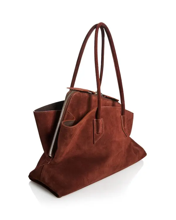 Attico La Passeggiata Medium Top Handle Bag - Chocolate