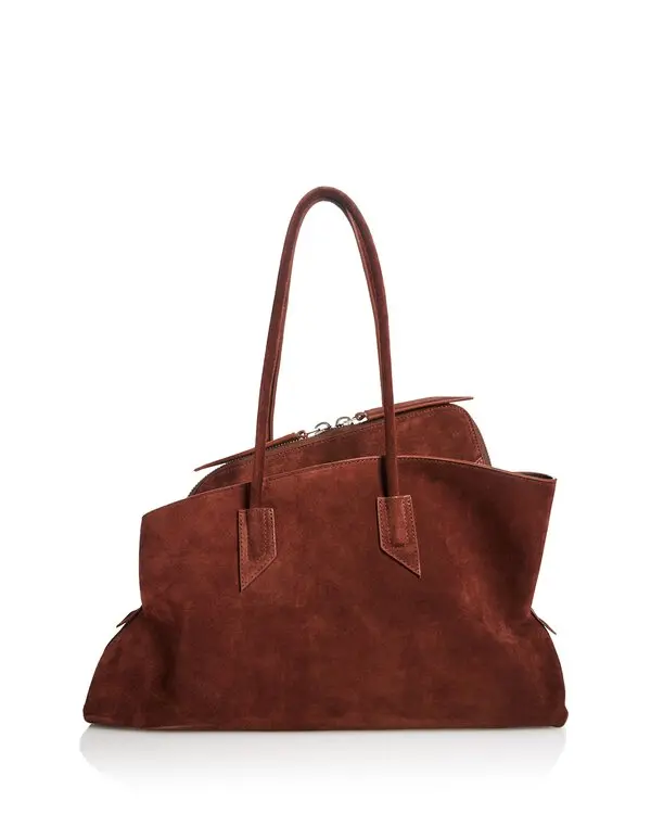 Attico La Passeggiata Medium Top Handle Bag - Chocolate