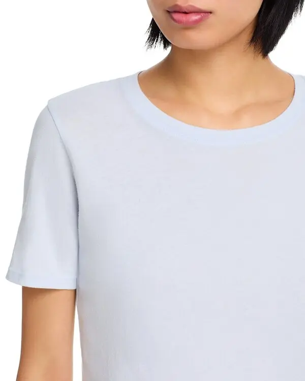 L'Agence Stormy Crop Tee - Pale Mist