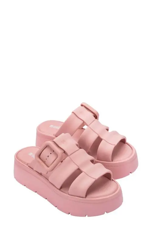 Melissa Platform Buckle Strap Sandals - Pink