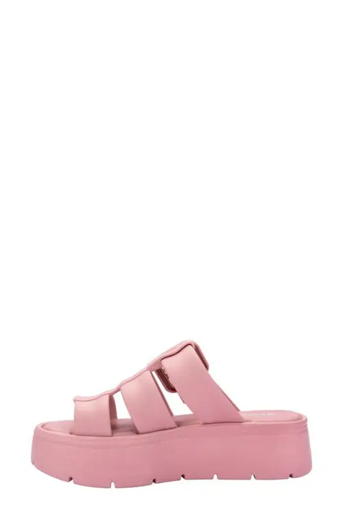 Melissa Platform Buckle Strap Sandals - Pink
