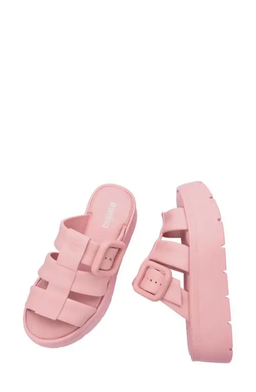 Melissa Platform Buckle Strap Sandals - Pink