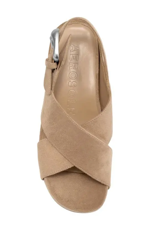 Aerosoles Chrystie Slingback Sandal - Dune