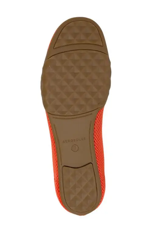 Aerosoles Mesh Ballet Flat - Orange