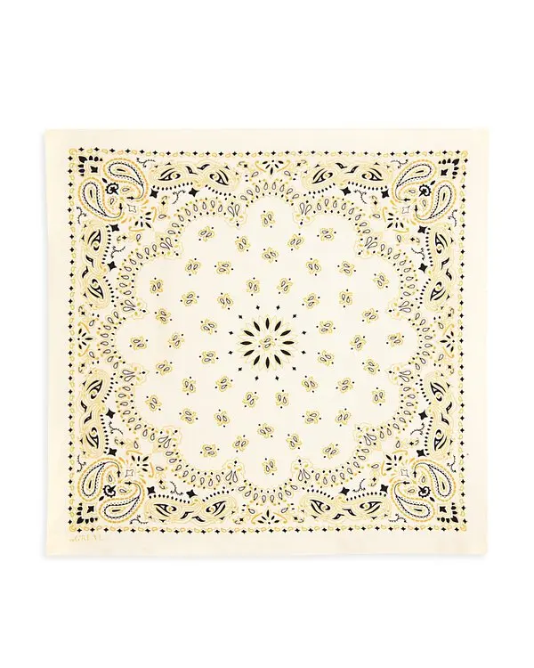 The Great. The Silk Bandana - Cream