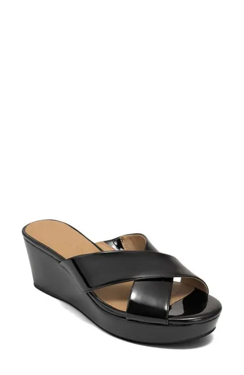 Aerosoles Cruis Platform Wedge Sandal - Black