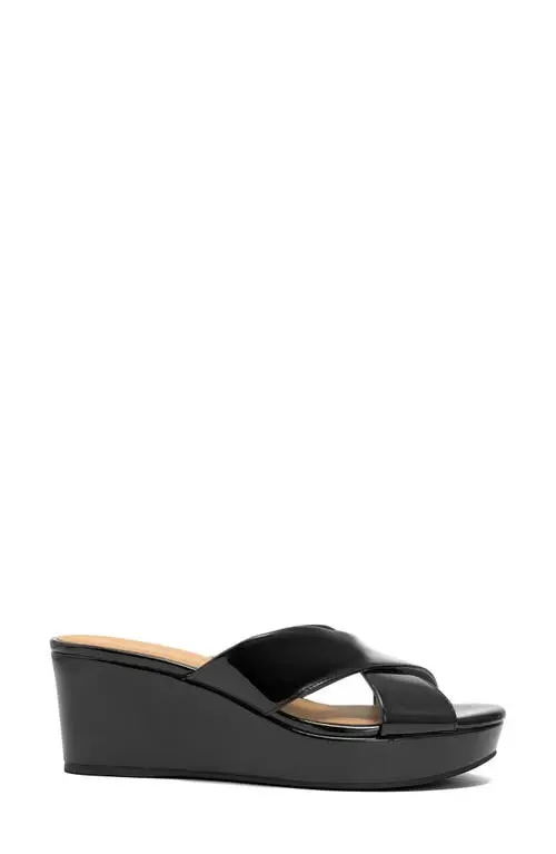 Aerosoles Cruis Platform Wedge Sandal - Black