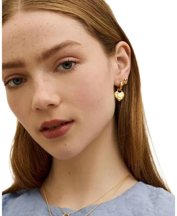 OTTOMAN HANDS Heart Stud Earrings