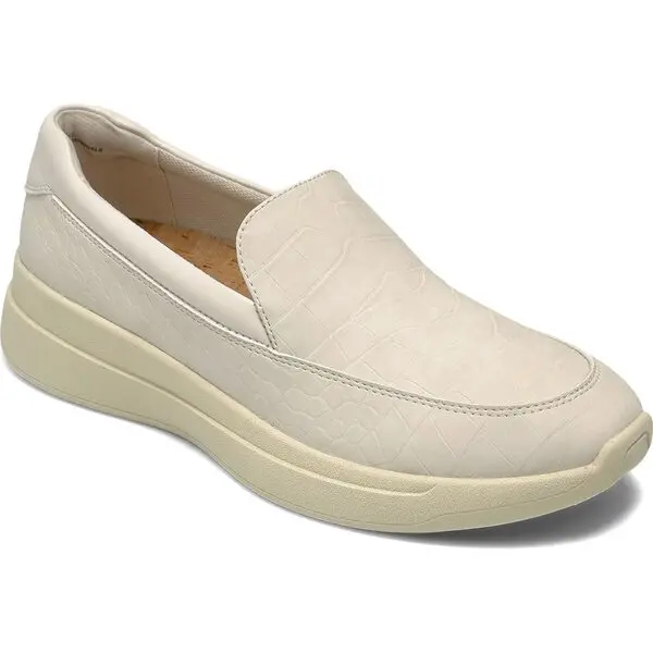 Aerosoles Felice Embossed Sneakers - Eggnog