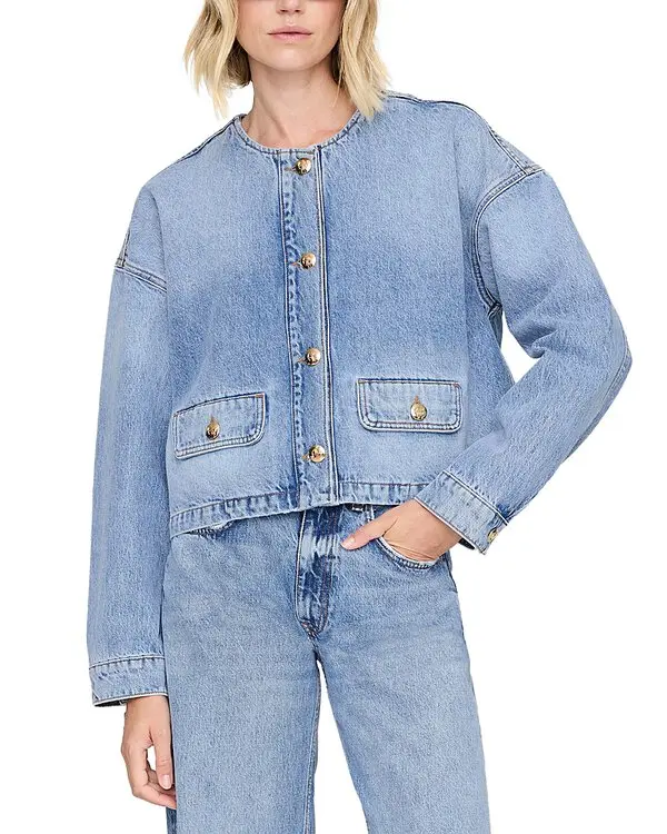 ANINE BING Blanche Jacket - Washed Blue