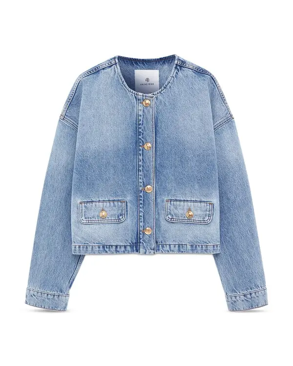 ANINE BING Blanche Jacket - Washed Blue