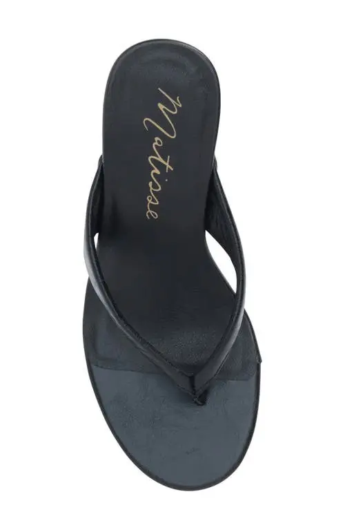 Matisse Maryland Wedge Flip Flop - Black