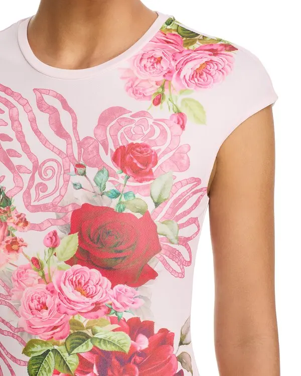 AFRM The Cody Dress In Print - Wing Rose
